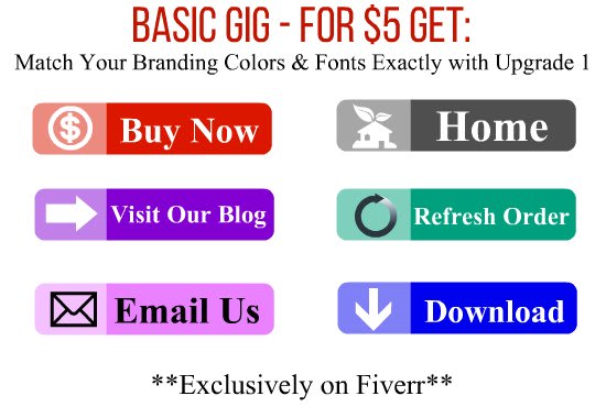 Design 2 customized web call to action buttons by Moniquenelson | Fiverr