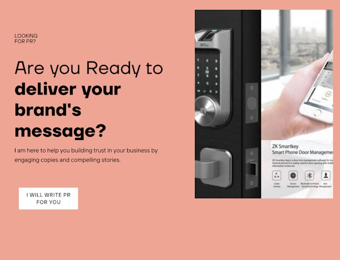 Write pr copy for you by Baadshahmintu | Fiverr