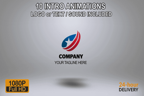 Create 10 clean video intros by Seoaction | Fiverr