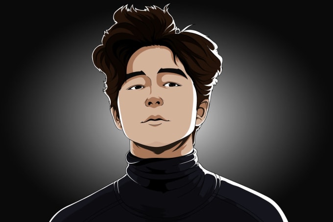 Draw cartoon vector portrait from your photo by Rinzuarchi | Fiverr Draw cartoon vector portrait from your photo by Rinzuarchi | Fiverr