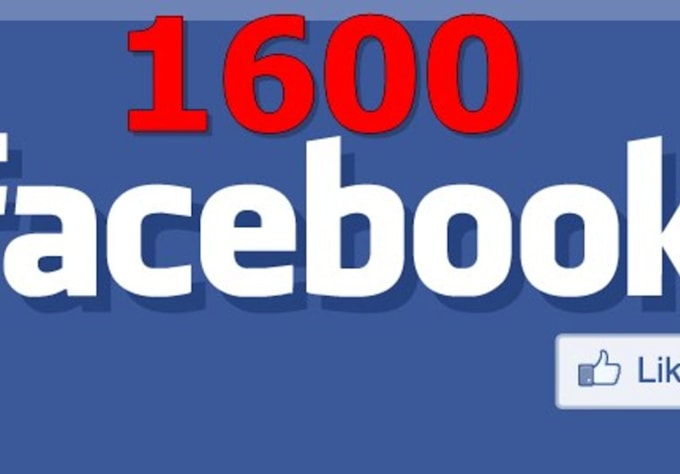 Add 1600 facebook like or fans in about 48 hour to your facebooks fan ...