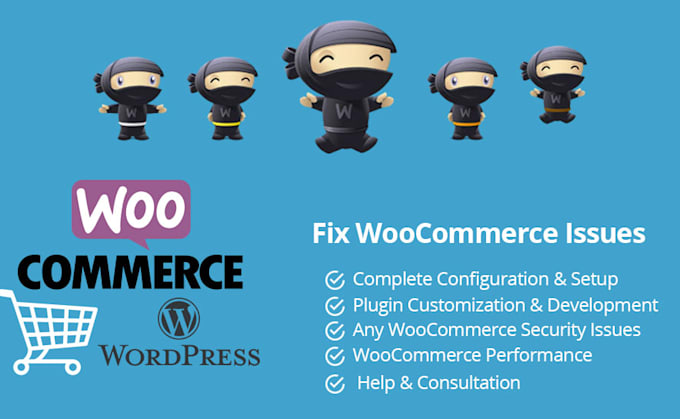 Fix woocommerce issues, bugs, errors and do customizations by Logicfire | Fiverr