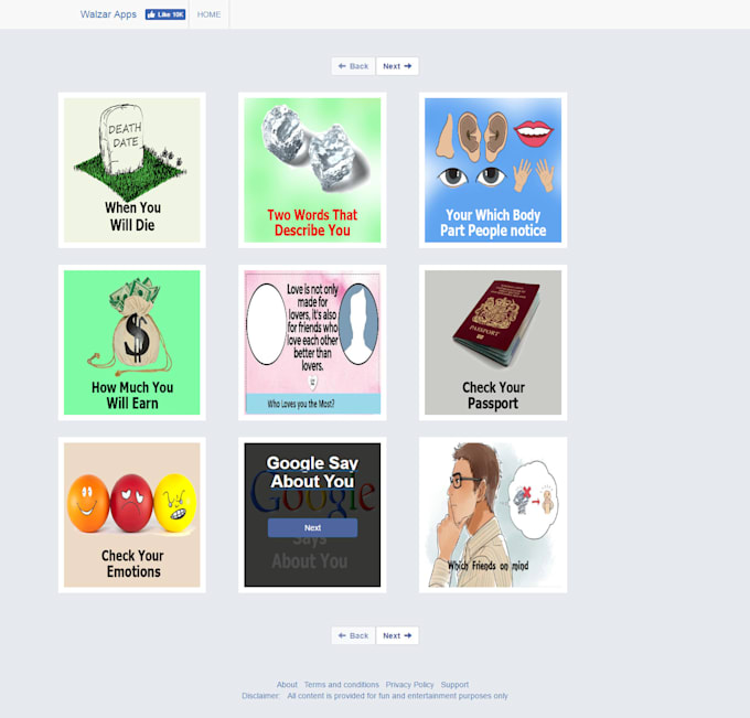 Create funny facebook apps by Ultrasolutions | Fiverr