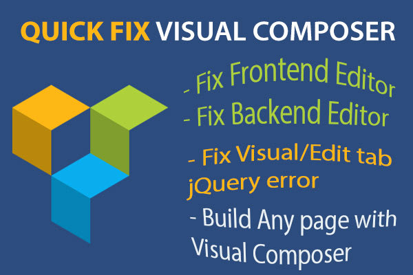 Fix Visual Composer Issue And Design Wordpress Website Page By