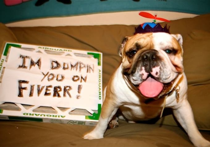 Dump someone using my english bulldog by Elgimp | Fiverr