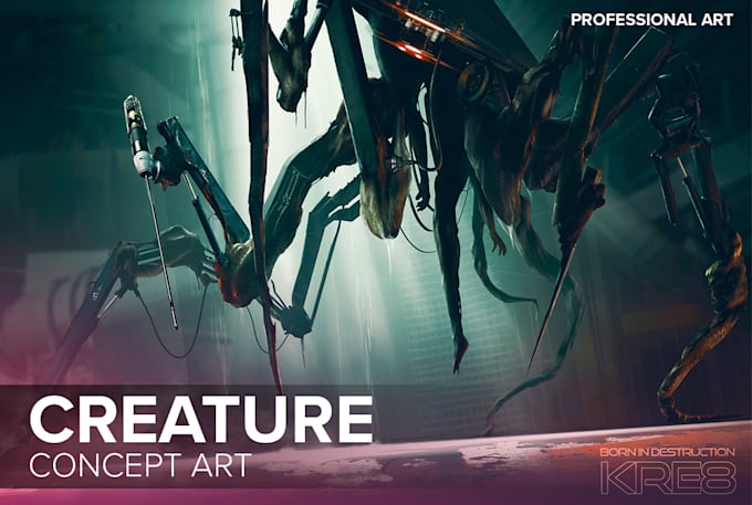 Create creature concept art by Brandonjrichard | Fiverr