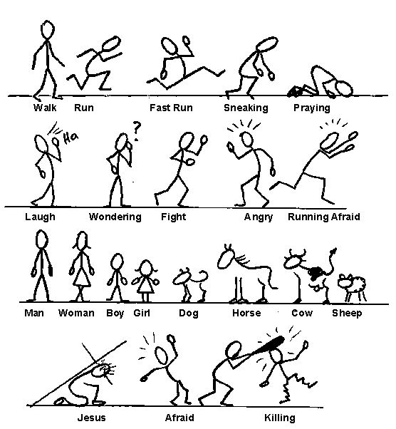 Really good at drawing stick figures by Rizza25 | Fiverr