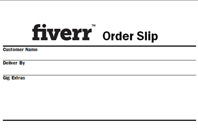 Create a paper form by Floydman | Fiverr