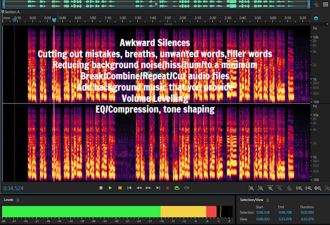 Clean remove noise and edit your audio by Mayanks21jan | Fiverr