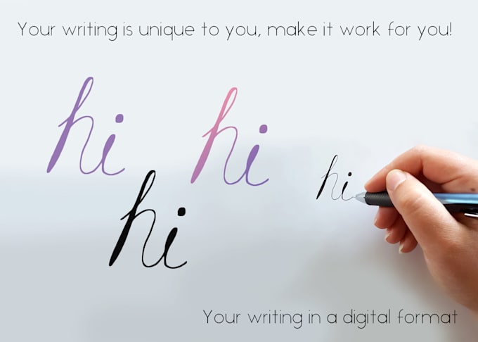 Turn your writing into a digital file by Emilygust | Fiverr
