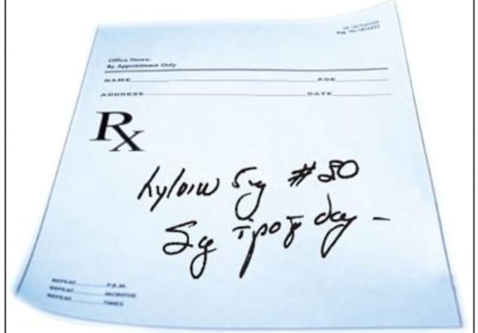 Convert 5 medical prescription slips into textual format by Mohiuddin ...