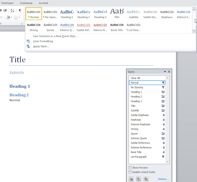 Fix and format your word document for a consistent style by F_akmal ...