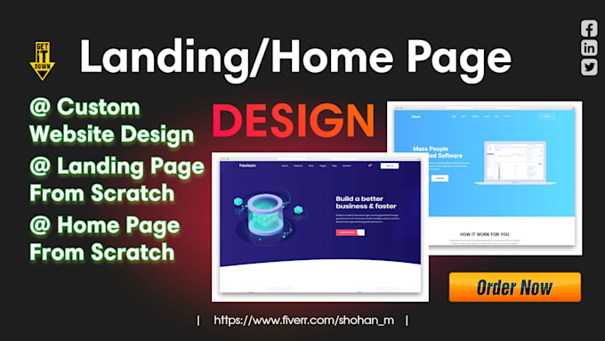Do professional high converting landing page and sales page design