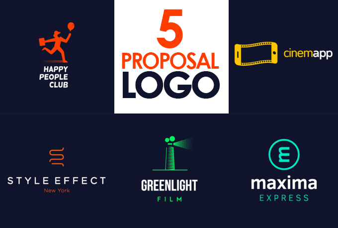 Create 5 proposal logo by Mybrandlogo | Fiverr