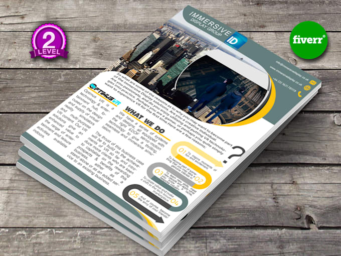 Design a classy brochure, flyer, letterhead etc by Jessica_web | Fiverr