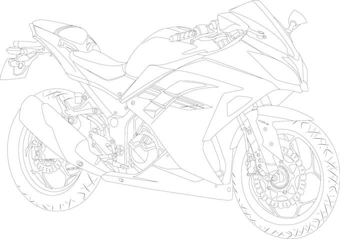 Draw a detailed, high quality line art by Silverpumpido | Fiverr