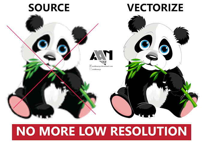 Vectorize anything, logo, cartoon, picture, and etc by Andikoartwork ...