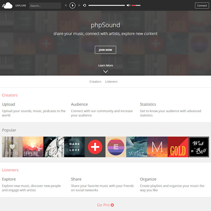 Provide and setup phpsound music sharing platform by Harismania | Fiverr