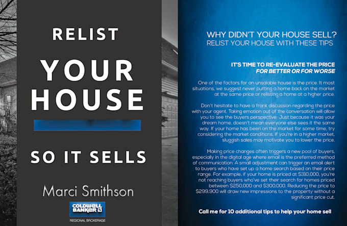 Create semi custom expired listing postcards by Khyile | Fiverr