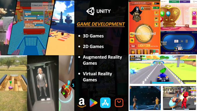 Design and develop unity3d game mobile and web, ar, vr game by Hamza ...
