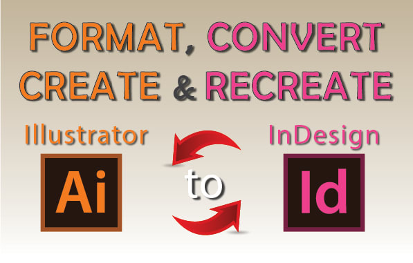 Convert illustrator to indesign by Nikolaypavlov25 | Fiverr