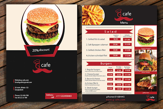 Create catalogue,restaurant menu, service menu design by Zannatul_mitu ...