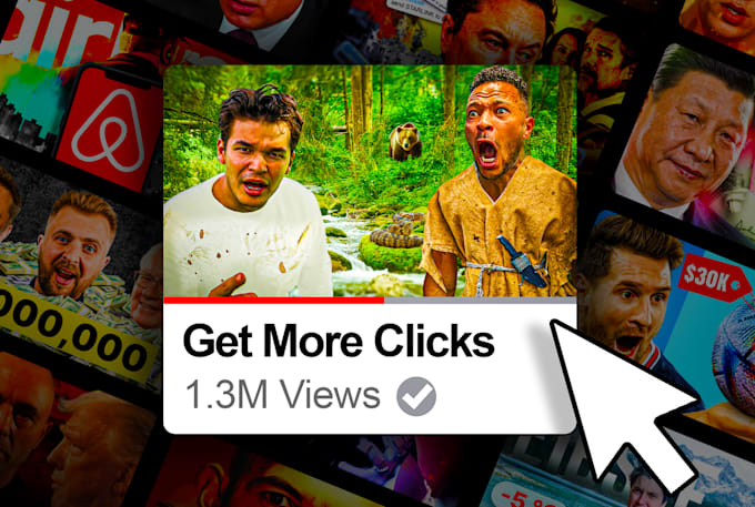 Design viral youtube thumbnail by Designowl | Fiverr