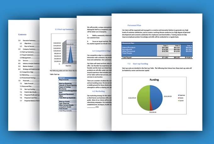 Send you a full beauty salon spa business plan template by Jssnetbay ...