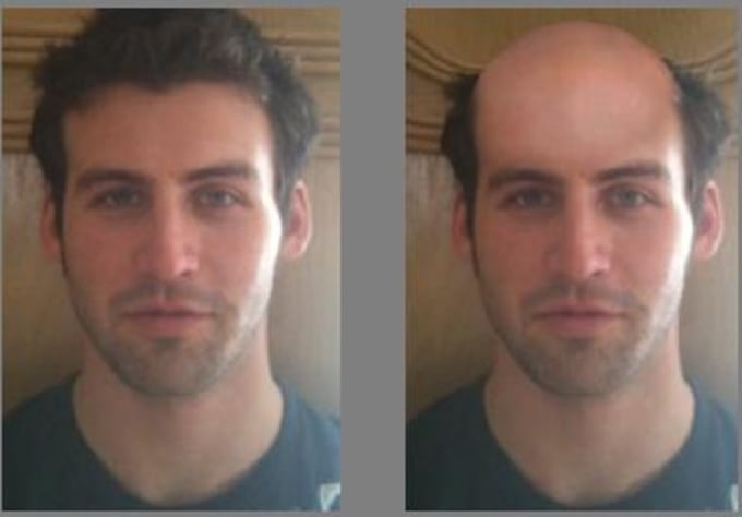 Make you or a friend bald in a photo by Theretro | Fiverr