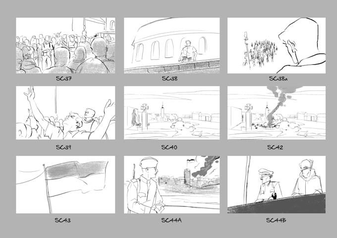Create the perfect dynamic storyboard by Agni_sen07 | Fiverr