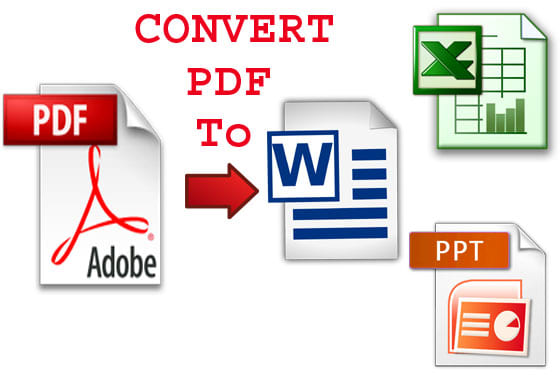 Convert pdf to word, excel or powerpoint by N_sultana | Fiverr