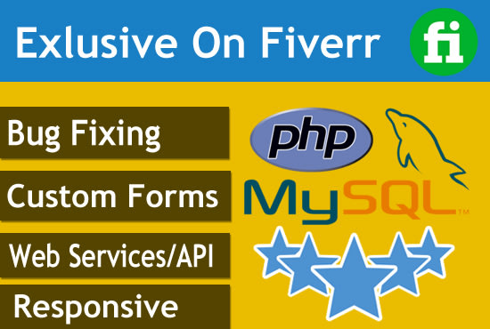 Fix php mysql bug and setup your website by Tayyabvohra | Fiverr Fix php mysql bug and setup your website by Tayyabvohra | Fiverr