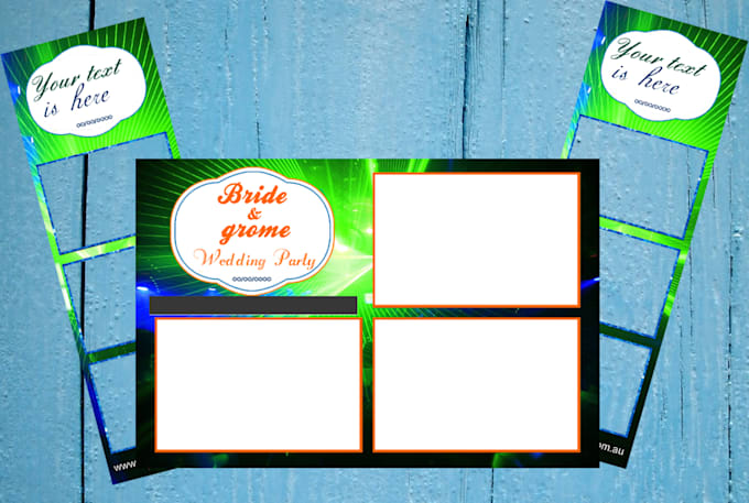 Design your creative photo booth templates with in 2 to 10 hrs by ...