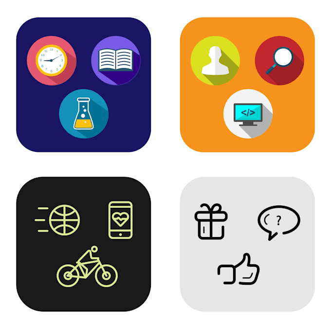 Design stunning and professional icons by G4_man | Fiverr