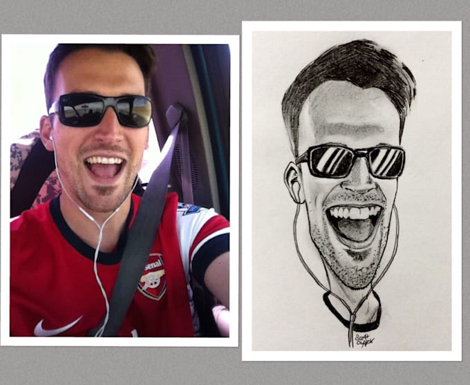 Draw a cartoon or caricature version of your photo by Kindofsketchy ...