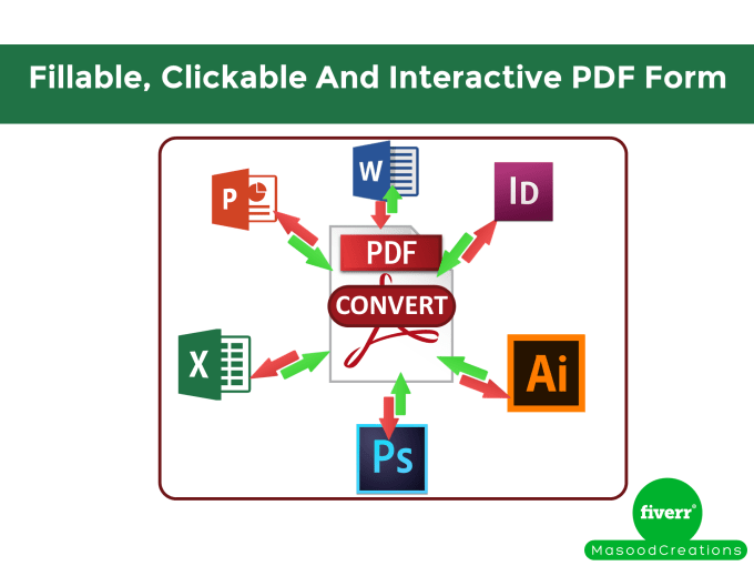 Fillable clickable interactive pdf program pdf by Masoodcreations | Fiverr