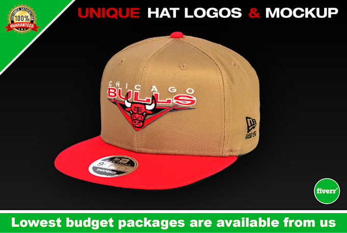 Design custom cap logo and mockup by Yenugraphics | Fiverr