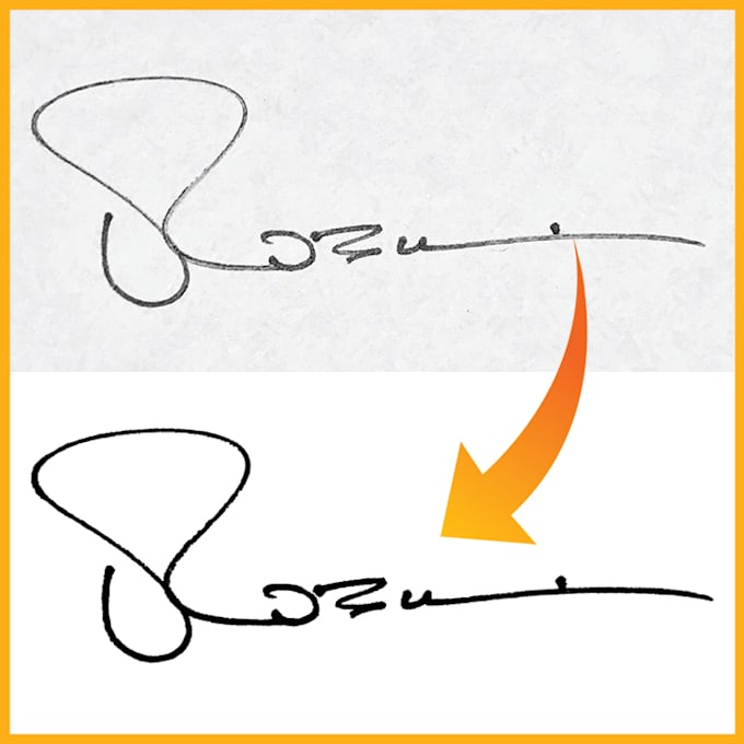 Make a digital vector image trace of your signature by Jrdubina | Fiverr