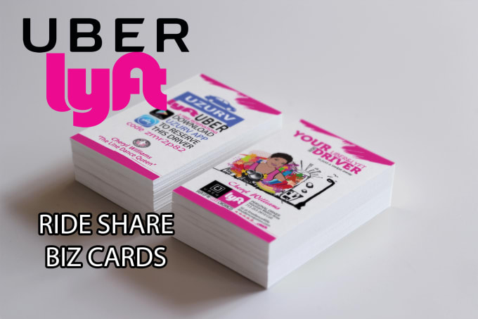 Design unique ride share business cards by Shay3624 | Fiverr