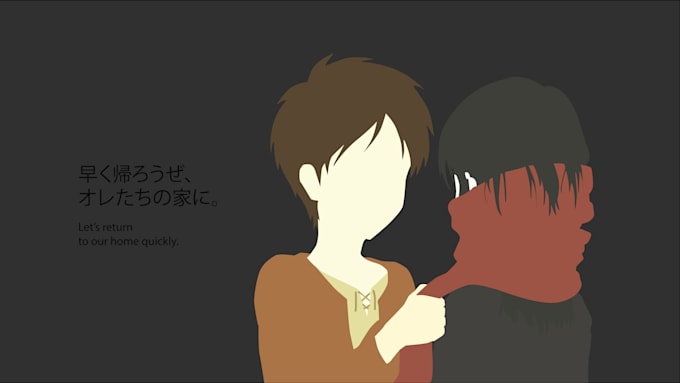 Create flat design picture from an image or anime scene by Ryansetiagi ...