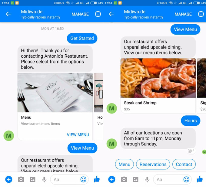 Build facebook messenger chatbot by Calvanery | Fiverr