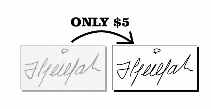 Digitally draw your handwritten signature by Adityafirman80 | Fiverr
