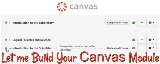 Create a canvas lms module for you by Pennyc63 | Fiverr