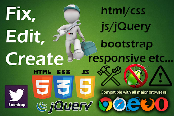 Fix,edit and create html,css,js,bootstrap by Vkudin | Fiverr Fix,edit and create html,css,js,bootstrap by Vkudin | Fiverr
