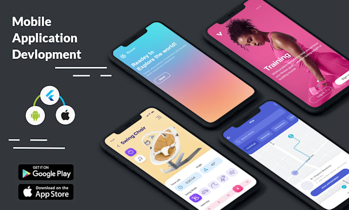 Provide hybrid flutter mobile app development by Rronni | Fiverr