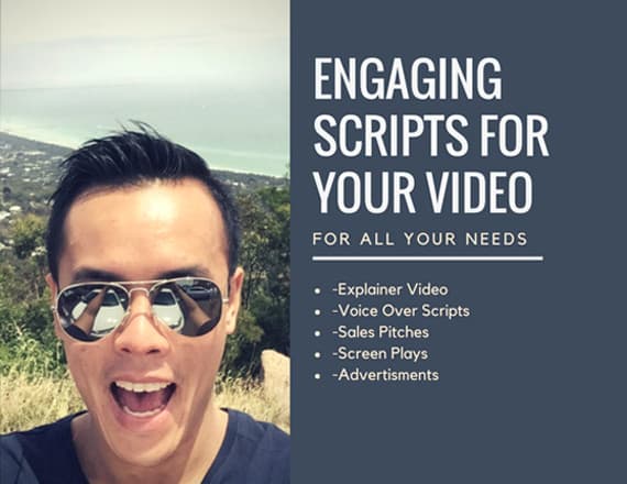 An write a engaging script for your video by Jasonpham91 | Fiverr
