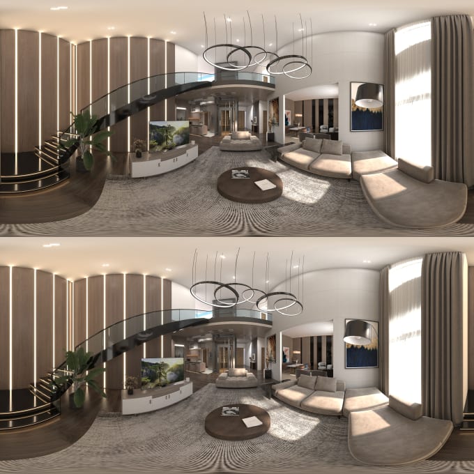Creat 360 vr render with high resolution by Wforwaqar | Fiverr