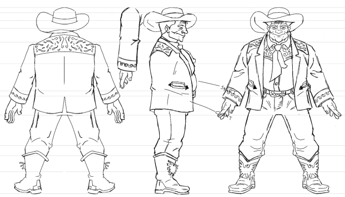 Make turnaround for your character design by Royalanimation | Fiverr