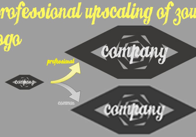 Professionally upscale your logo by Jerizo | Fiverr