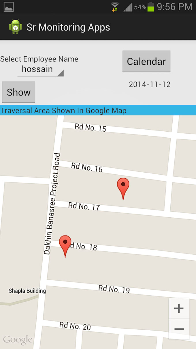 Developed employee location tracker by Bitcoderkazi | Fiverr